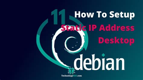 how to configure static ip address on debian 11 desktop youtube