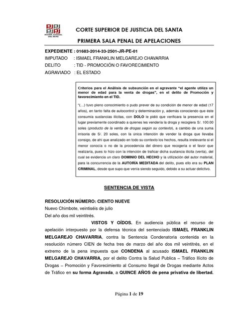 Sentencia Franck Segunda Instancia Pdf