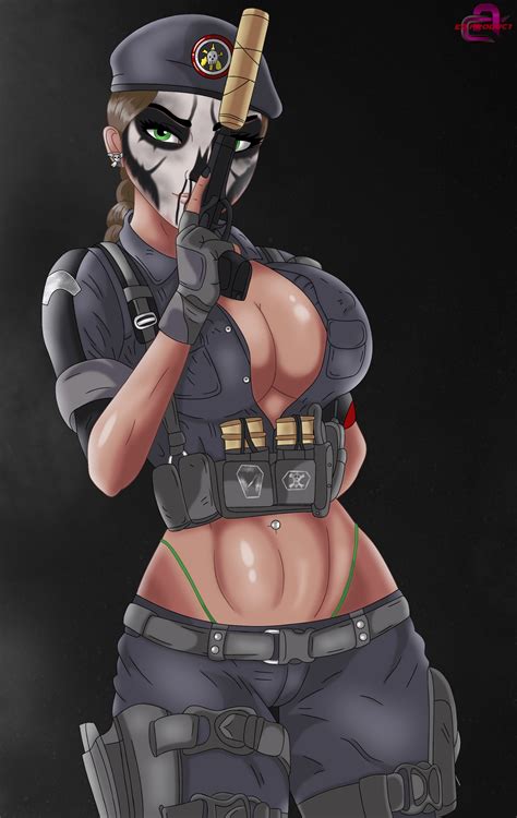 Rule 34 1girls Big Breasts Breasts Brown Hair Caveira Rainbow Six