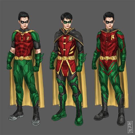 Dick Grayson Robin Costume