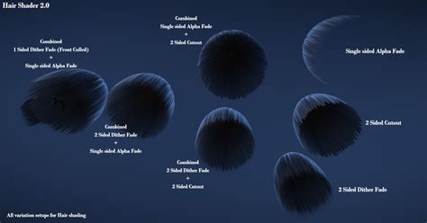 hair shader 2 0 built in rp urp hdrp
