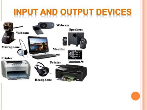 input and output devices