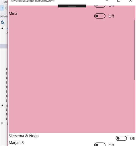 xaml very large bottom margin in a nested listview in