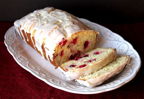 Cranberry Almond Bread With Orange Glaze