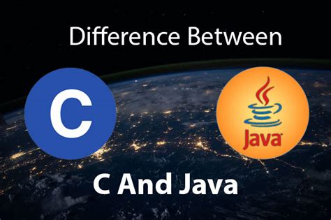 complete difference between c and java language