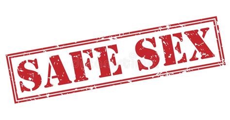 Safe Sex Symbol Banner Stock Illustration Illustration Of