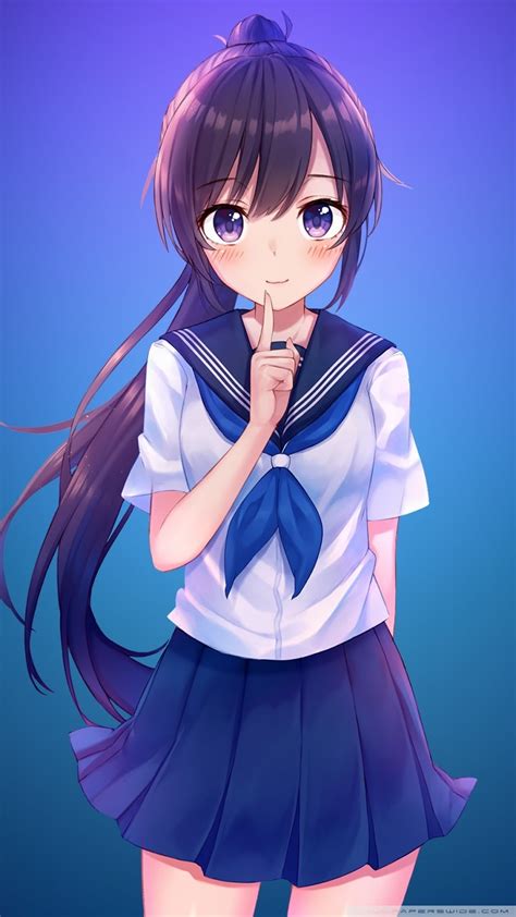🔥 [25 ] Beautiful Anime Girl Phone Wallpapers Wallpapersafari