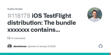 ios testflight distribution the bundle xxxxxxx contains disallowed