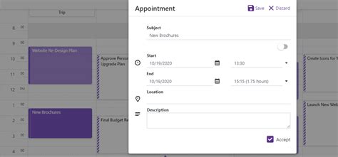 scheduler for blazor resources custom fields form