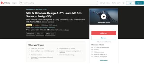 best online sql courses for 2021