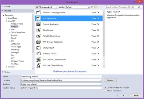 data binding in wpf datagrid control using sql server