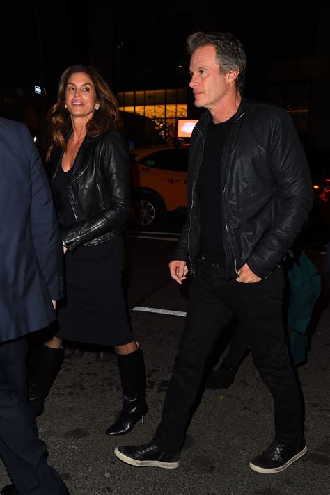 Cindy Crawford And Rande Gerber Arrives At Buddakan For Snl Afterparty
