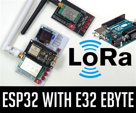 esp32 with e32 433t lora module tutorial lora arduino interfacing 8