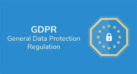 Gdpr General Data Protection Regulation Privacy Policies
