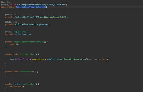 java spring issue cant list properties that has customannotation