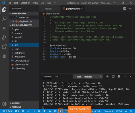 get started with esp idf and esp32 devkitc debugging unit testing