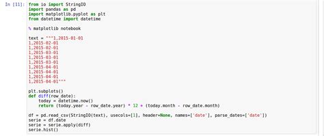python count diff with datetimes and today and group it