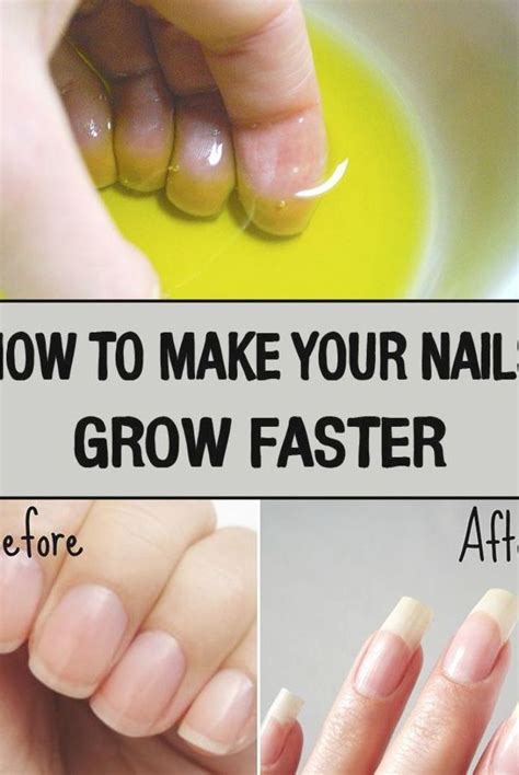 How To Make Your Nails Grow Faster Grow Nails Faster How To Grow