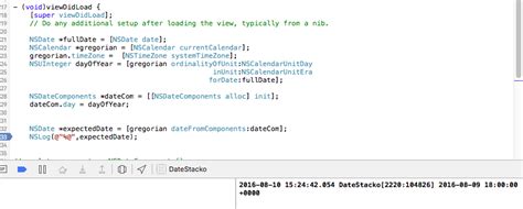 nsdate objective c find date given day of the year and year stack