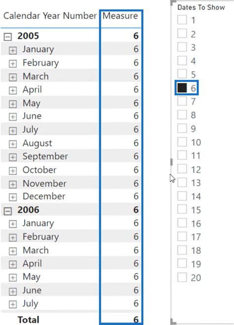 choose or filter specific date in power bi using dax calculation