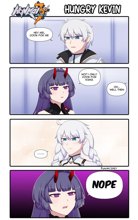 Kiana Kaslana Raiden Mei Raiden Mei Kiana Kaslana And Kevin Kaslana