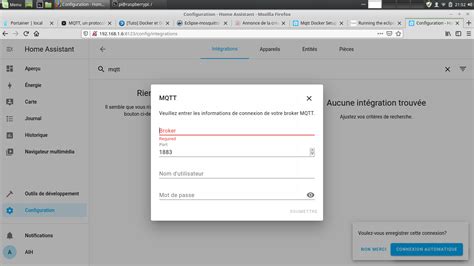 installation mqtt avec docker mqtt home assistant communauté