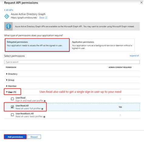 get user list of users inside an azure ad instance from postman stack