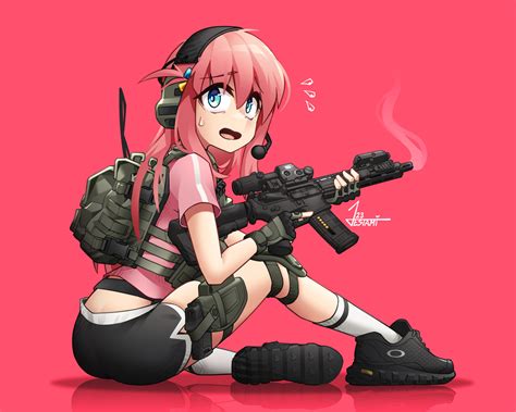 Safebooru 1girl Rn Absurdres Ar 15 Artist Name Backpack Bag Blue Eyes