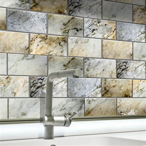 Skinnytile 6 X 3 Glass Peel And Stick Subway Tile Wayfair Ca