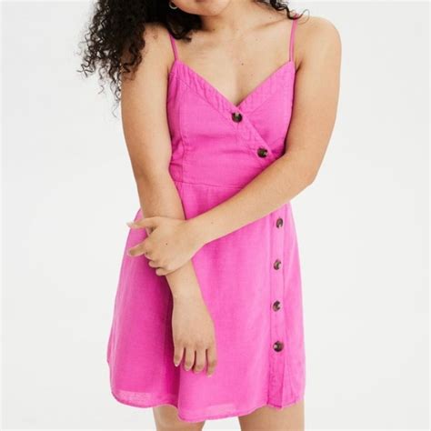 American Eagle Outfitters Dresses American Eagle Aeo Hot Pink