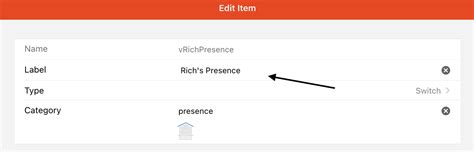 setting an item sitemap label using a meta property openhab3