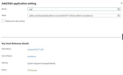 should azure functions app be restarted if a secret is updated in key