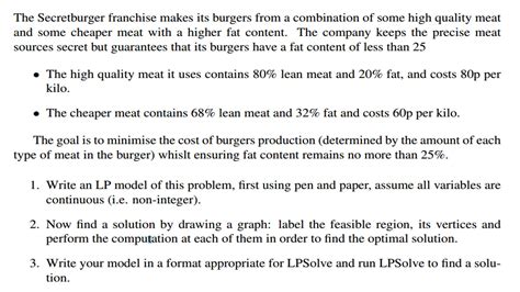 software to solve linear programming