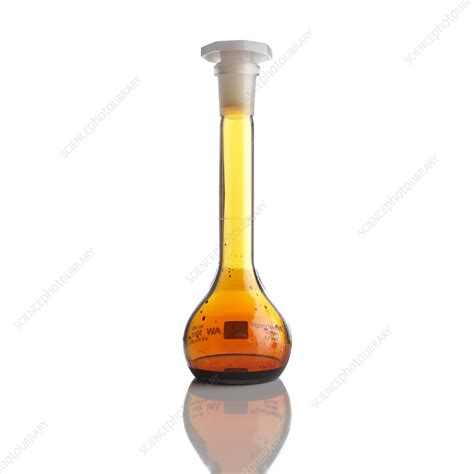 bromine in a flask stock image c013 2669 science