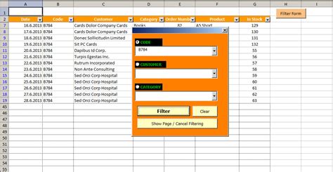 excel vba autofilter using userform new ideas for computer and software