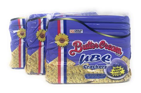 Croley Foods Buttercream Crackers Dnf2 Ube Flavor 8 8 Oz 250g 10