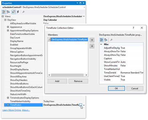 scheduler time zones winforms controls devexpress