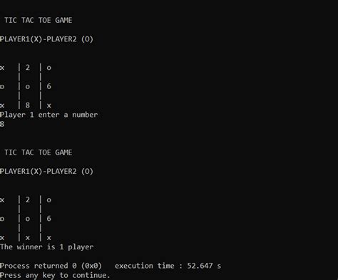simple tic tac toe game in c deeip