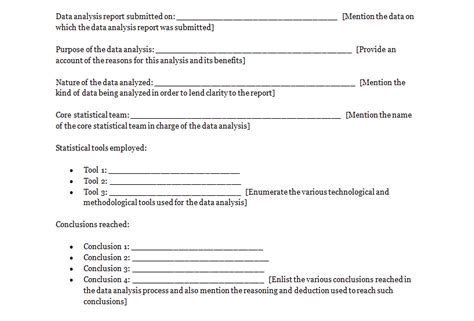data analysis report template word pdf excel tmp