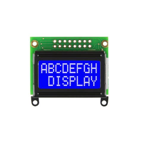 lcd 8x2 display white on blue 3 3v micro robotics