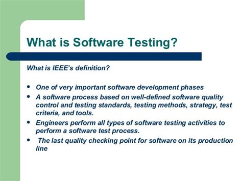 software testing lecture 9