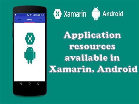 application resources available in xamarin android