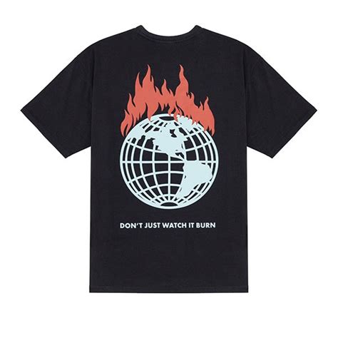 Obey X Napapijri Dont Just Watch It Burn T Shirt