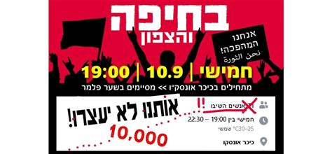 חדש בחיפה ובבאר שבע יפגינו נגד שלטון הימין המושחת ומחדל הקורונה הנמשך