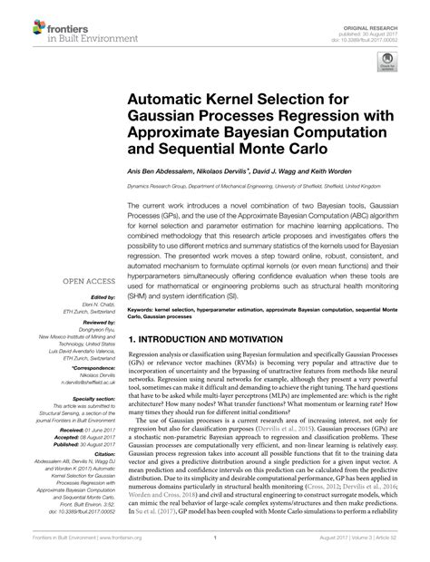 Automatic Kernel Selection For Gaussian Processes Regression With