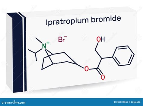 Ipratropium Bromide Molecule Molecular Structures Atrovent 3d Model