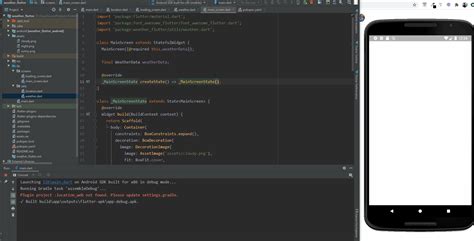 learn about flutter widgets by making a simple weather app simple
