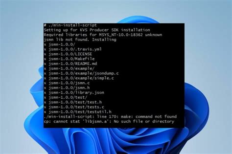 make command not found error how to fix it