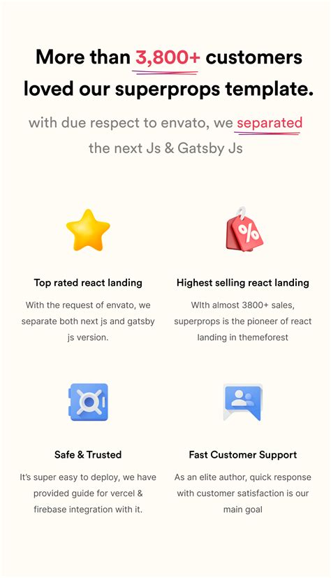 codemarket superprops gatsby react gatsby js landing page templates