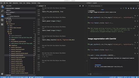 vs code on remote server using fastai